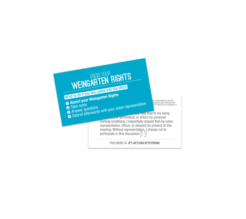 Weingarten Rights Cards | IFT