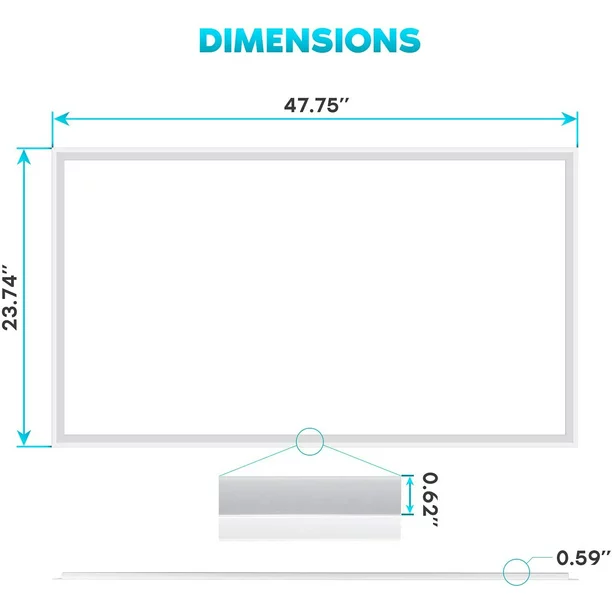(10 Pack) 2x4 LED Frame Lights Grid Drop Ceiling Lights , 60W, 120-277V ...