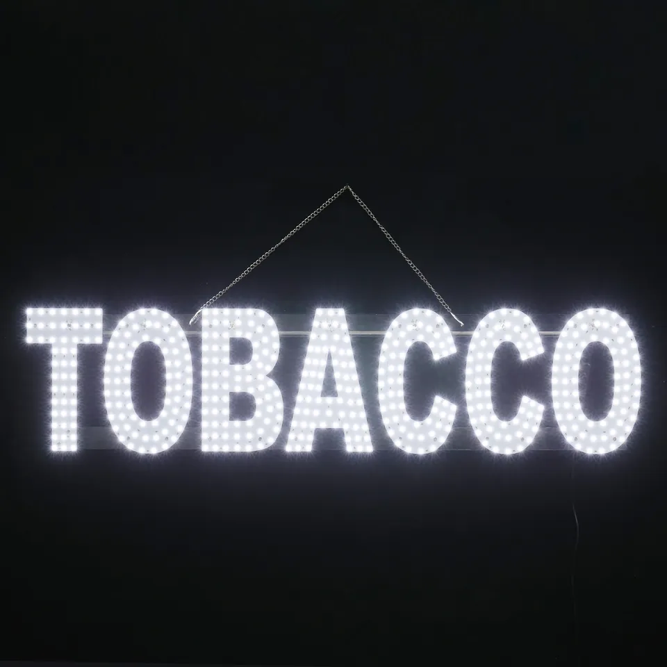 6"*32" Tobacco LED signs -Diode signs for business storefront | LED ...
