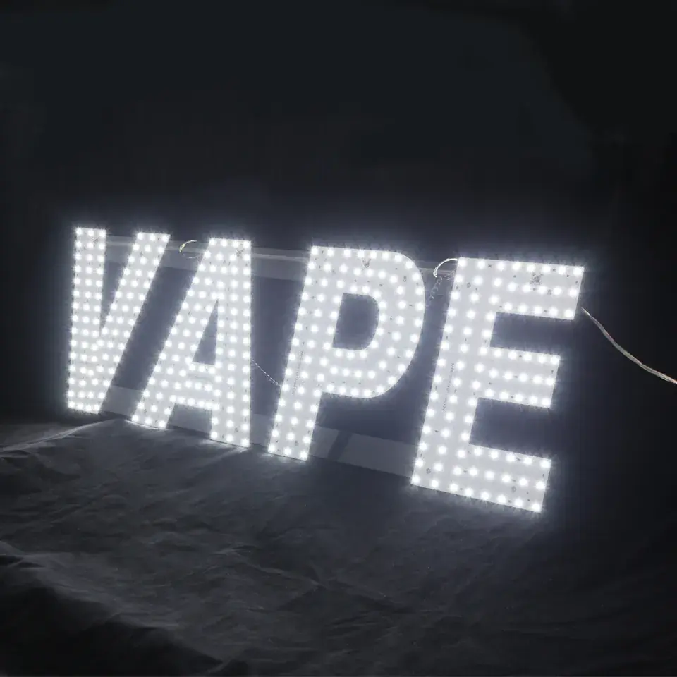 10"*30" VAPE LED signs -Diode signs for business storefront | LED ...