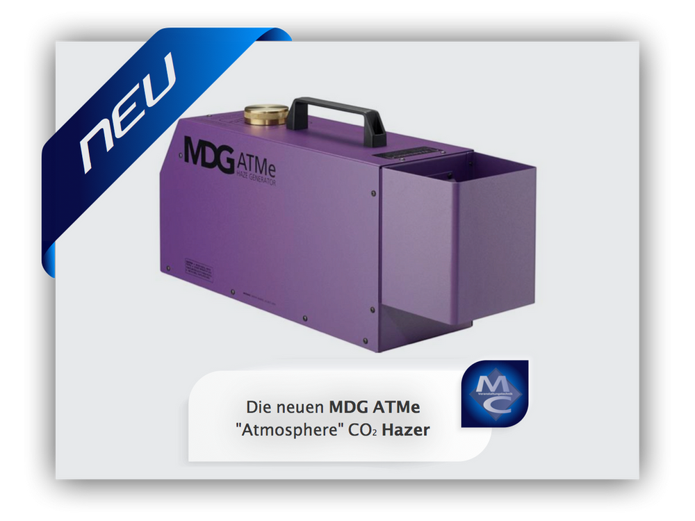 Die neuen MDG ATMe "Atmosphere" CO2 Hazer