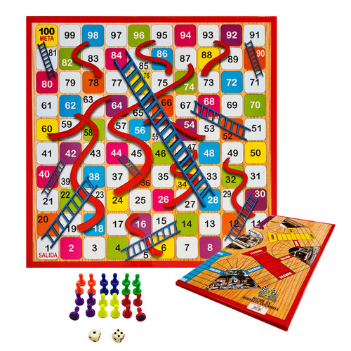 Juego Escalera y Parques Tablero Magnetico de Doblar | REGALOSEM