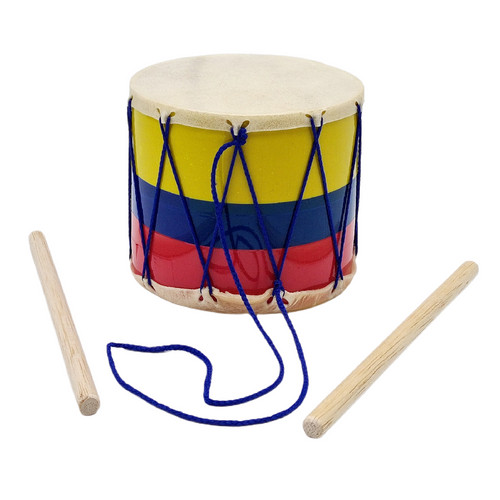 Tambor Pequeño Colombia Juguete Instrumento Musical | REGALOSEM