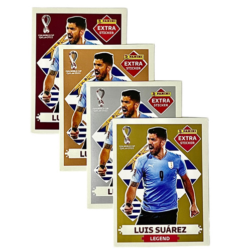 Pack x4 Laminas Extra Sticker Fifa World Cup Qatar 2022 | REGALOSEM