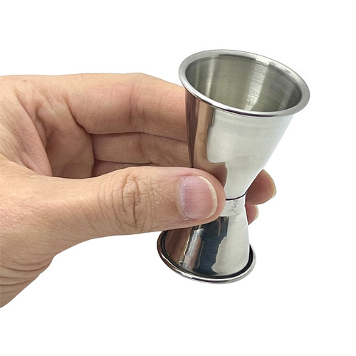 Jigger Doble Copa Medidora Coctelera Acero Inoxidable | REGALOSEM