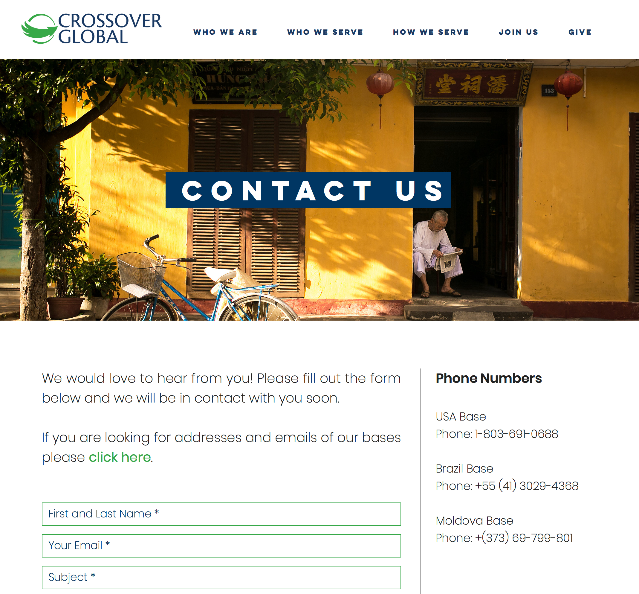 Crossover Global | Contact Us