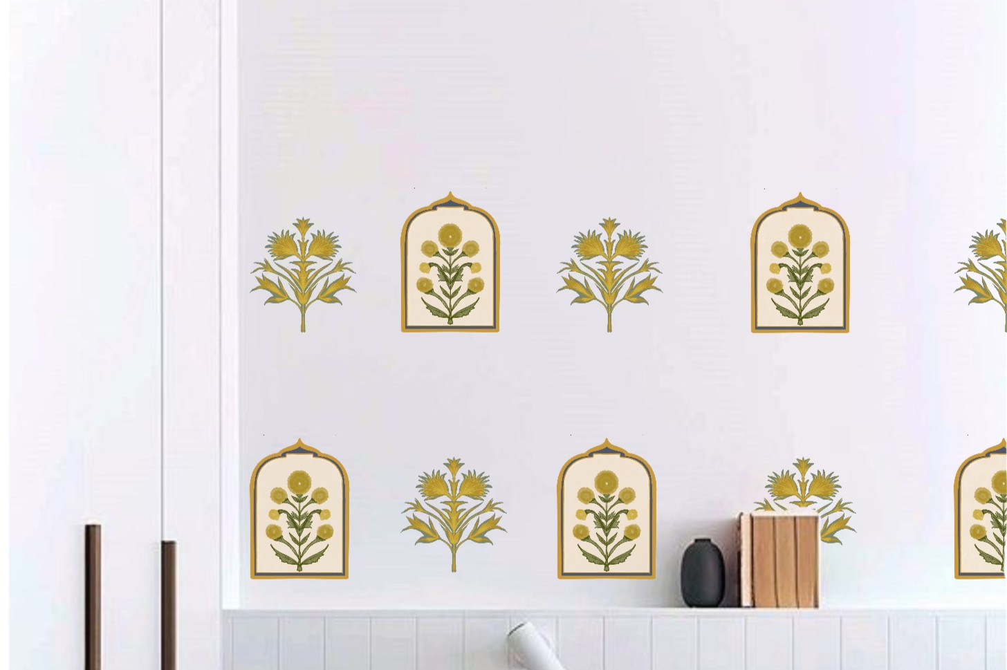 Projekt Impressions I reusable wall stickers and wallpapers | Indian ...