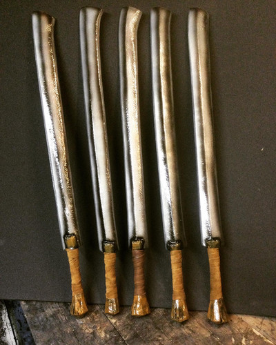 36” orc cleaver larp sword | website