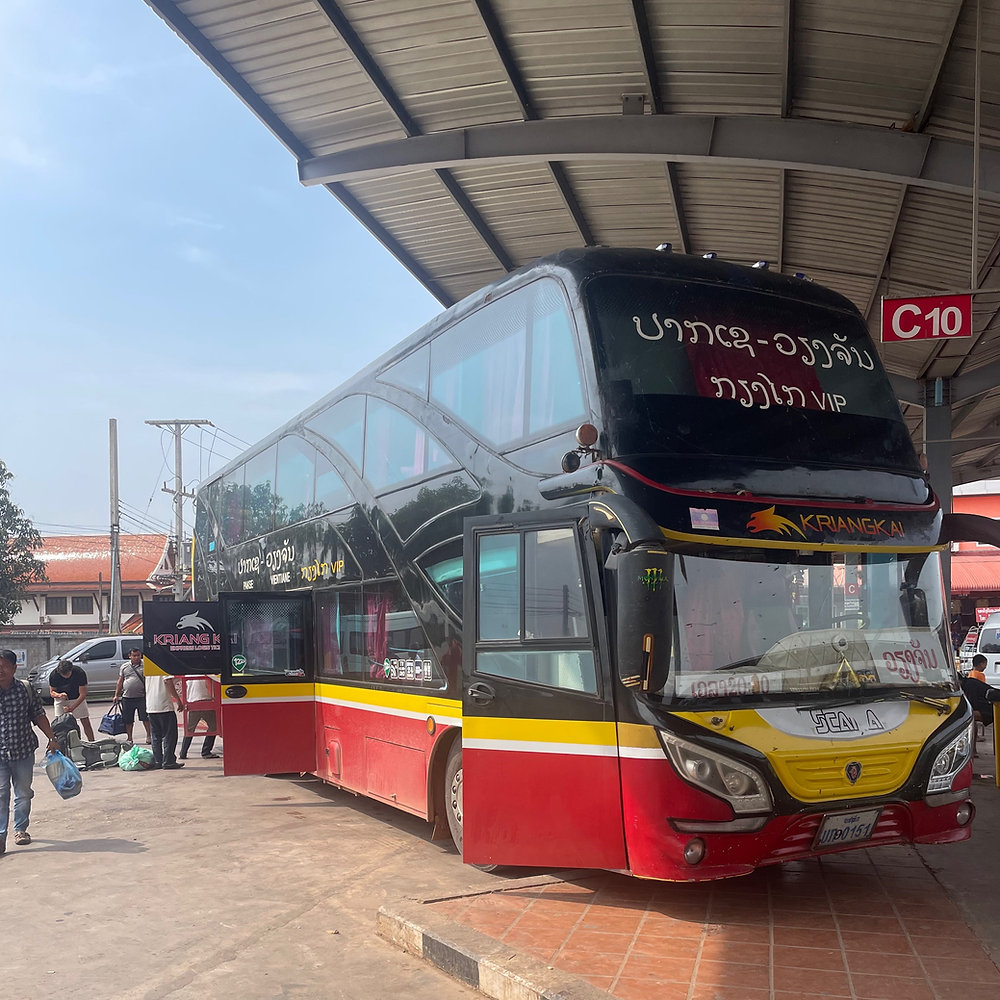 Bus of Horrors - Pakse to Vientiane, Laos