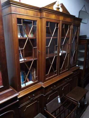 Reproduction library bookcase | Selwoods Antiques