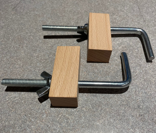 Loom foot lock-down clamp (2/set) | Kairos Inkle Looms