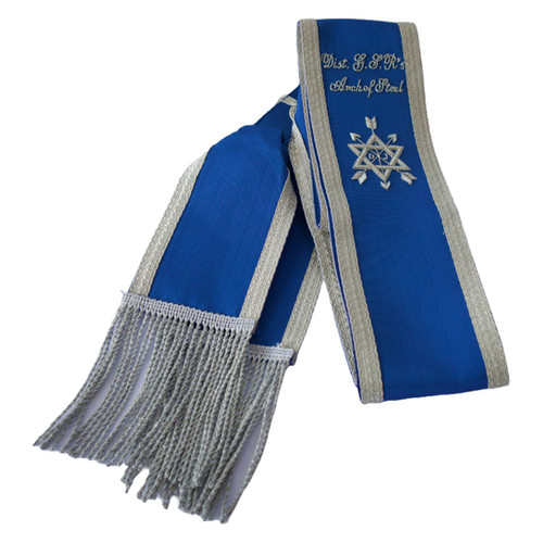 OSM District Arch of Steel Sash | MB Masonic Regalia