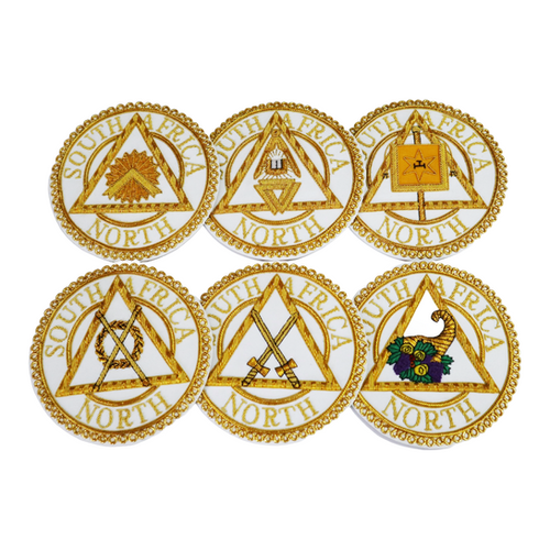 Royal Arch Hand Embroidered Gold Wire Apron Badge | MB Masonic Regalia