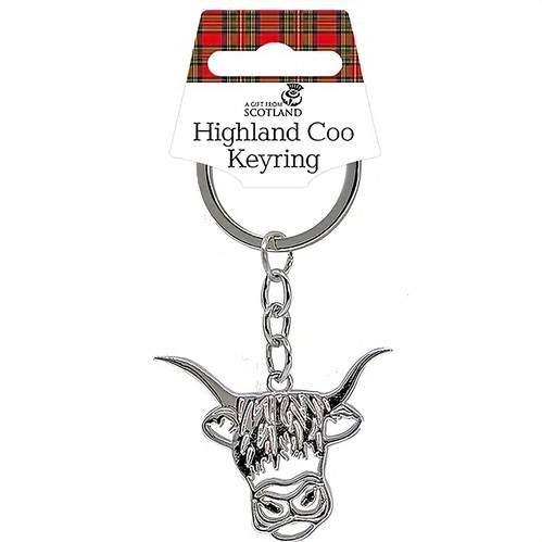 Highland Coo Keyring | Celtic Thunder