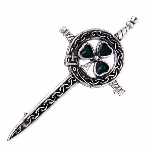 Shamrock sword brooch | Celtic Thunder