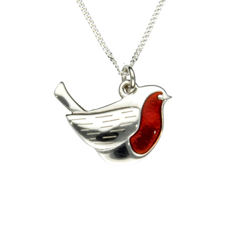 Silver Robin Pendant | Celtic Thunder