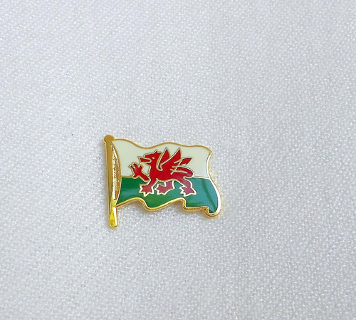 Welsh Flag Lapel Pin Badge | celticthunderoz