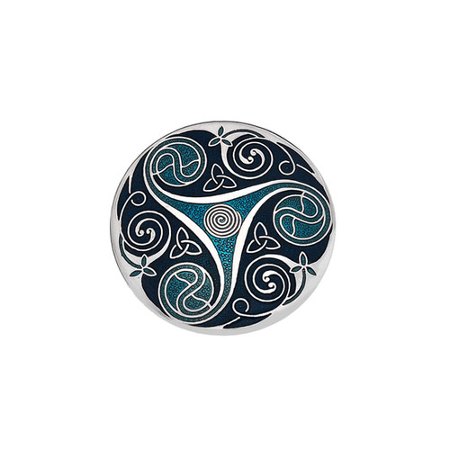 Celtic Triskele Small Brooch | Celtic Thunder