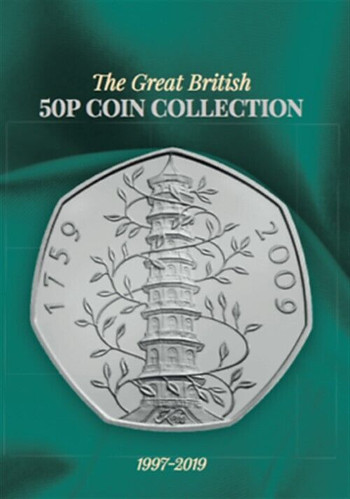 2019 Collector Album 50p coins (Green) | Romiley Coins