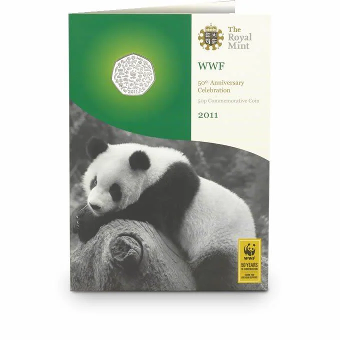 2011 WWF 50p - Royal Mint Pack | Romiley Coins