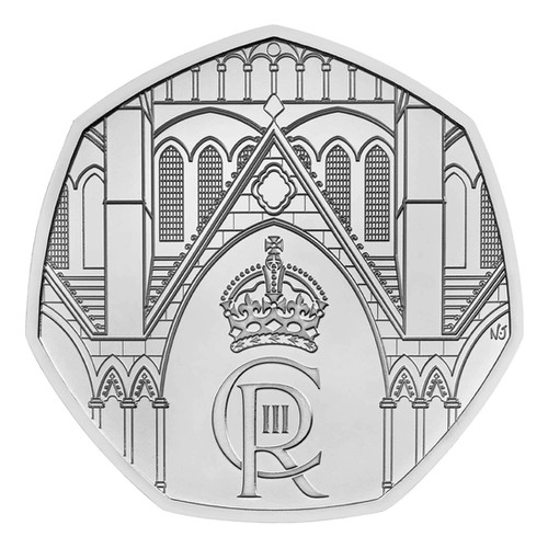 2023 King Charles Coronation (Crowned) 50p Coin | Romiley Coins