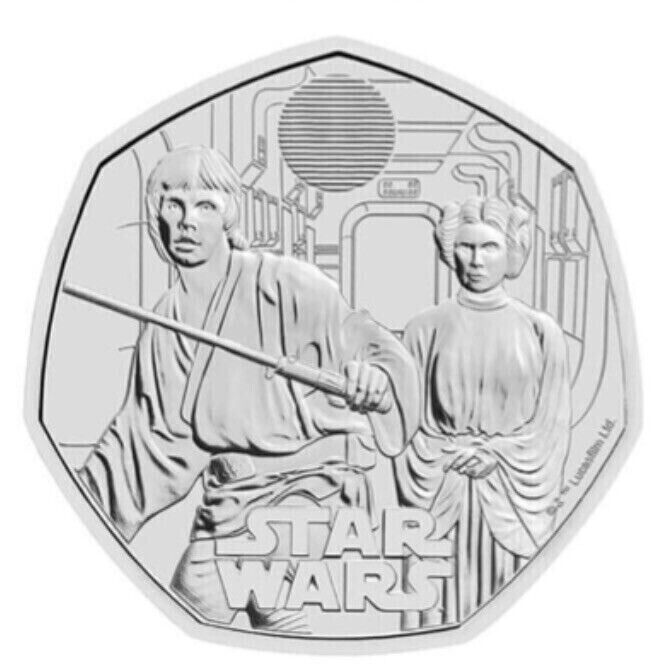 Star Wars Luke Skywalker & Princess Leia | Romiley Coins