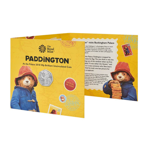 2018 Paddington at the Palace 50p - Royal Mint Pack | Romiley Coins