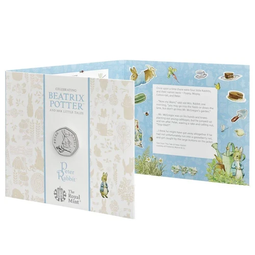 2018 Peter Rabbit 50p - Royal Mint Pack | Romiley Coins