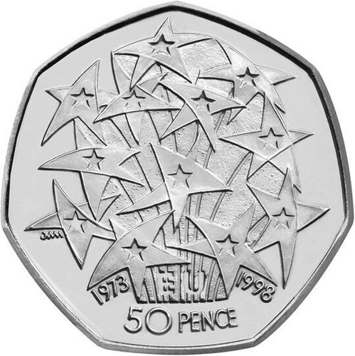 1998 EU Stars 50p | Romiley Coins