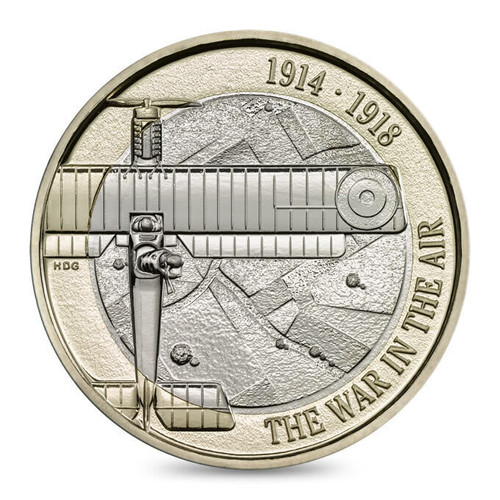 2017 Aviation WW1 £2 Coin | Romiley Coins