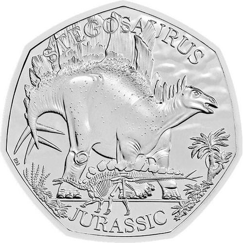 2024 Dinosaurs - Diplodocus 50p Coin | Romiley Coins