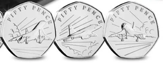 2019 Guernsey 50 Years of Concorde 50p Set (Three Coin Set) | Romiley Coins