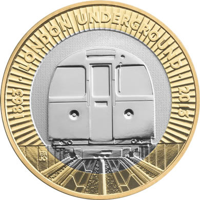 2013 London Underground Train £2 Coin | Romiley Coins