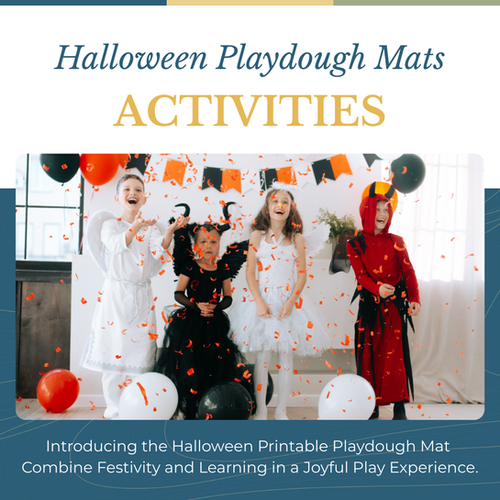 Halloween Printable Playdough Mats | The NDBI Navigator