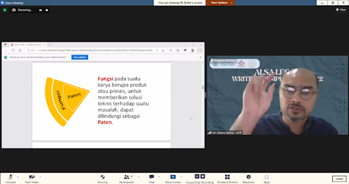 ALSA Legal Writing Competition 2022 ‘’Pentingnya Hak Kekayaan ...