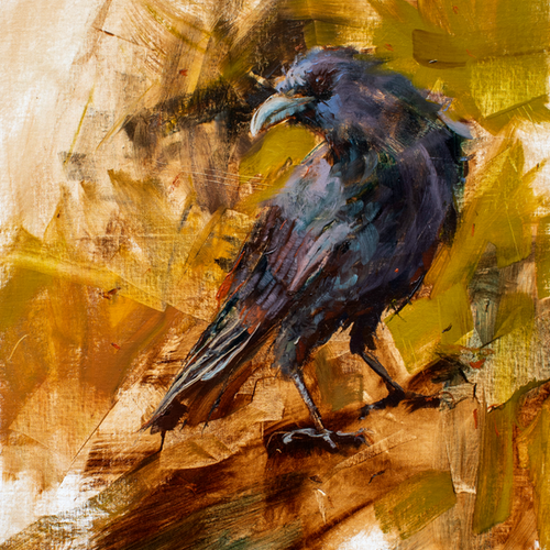 Big Bad Crow | jamesswansonpainting