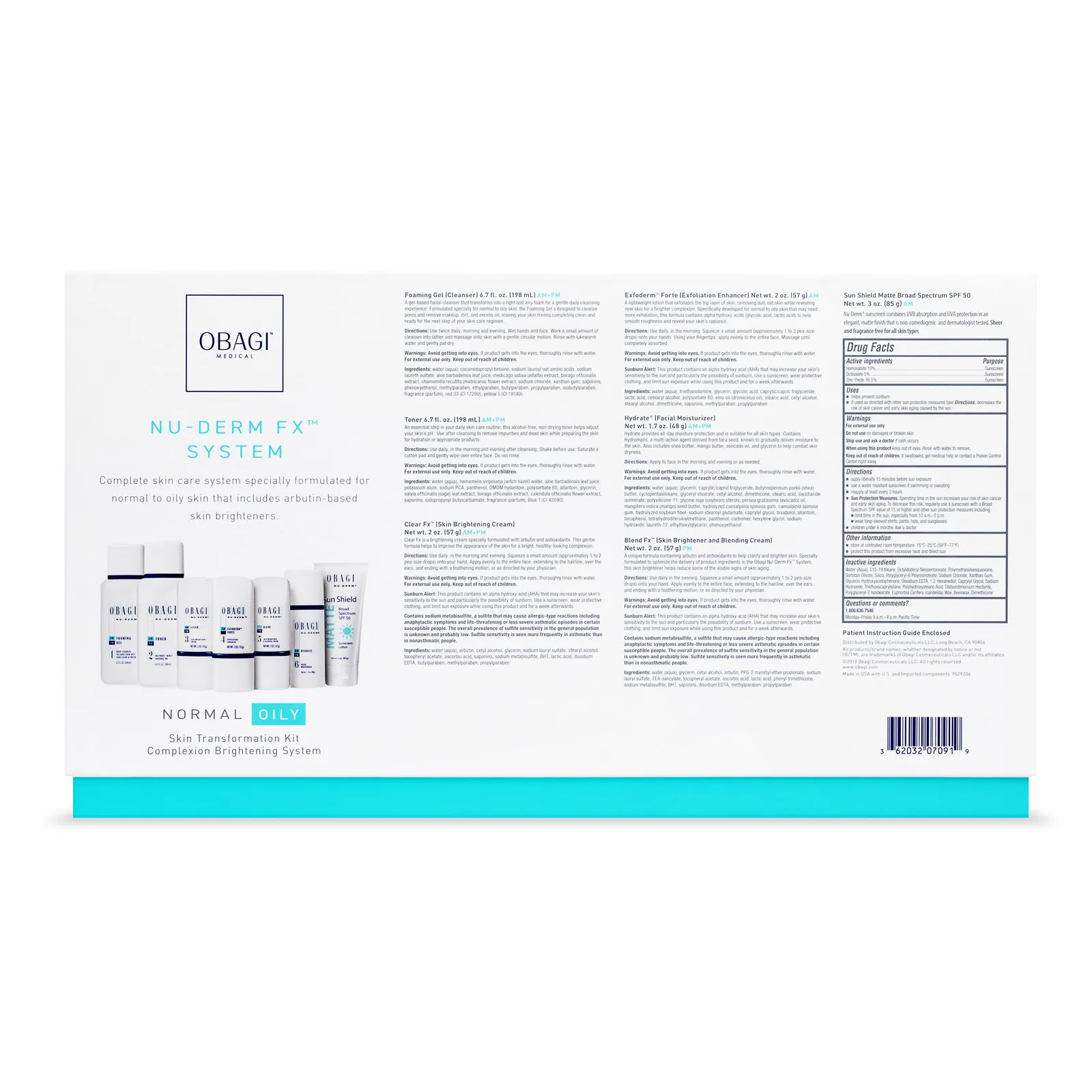 Obagi Nu-Derm® Trial Kit - Normal to Oily | Edwards Dermatology
