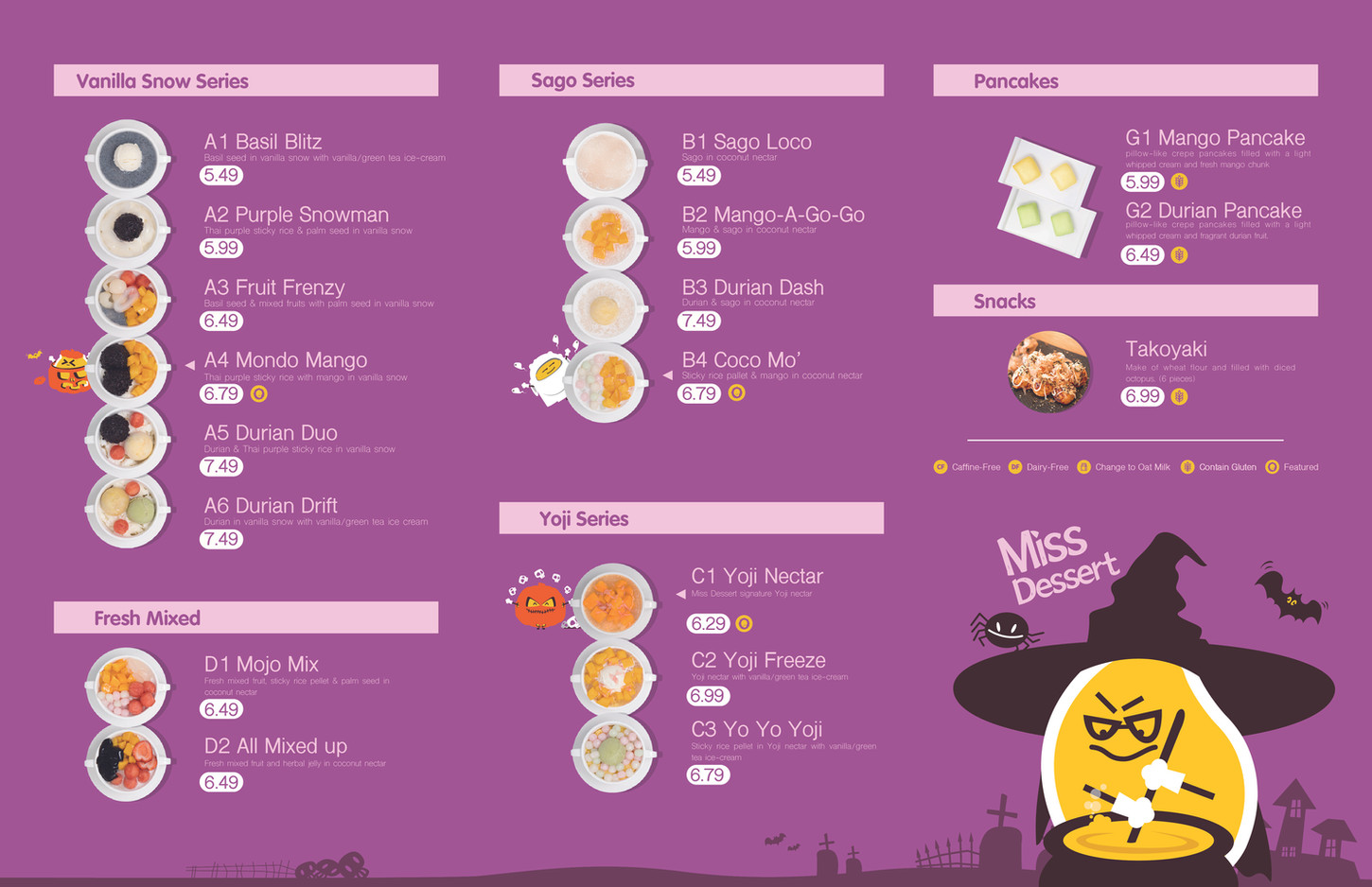 Menu | Miss Dessert | Boba Tea