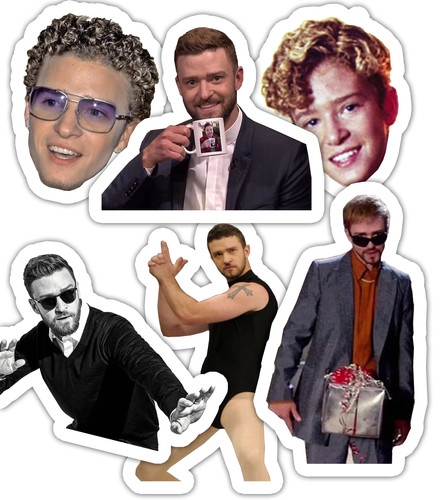 Justin Timberlake Sticker Set | Playground