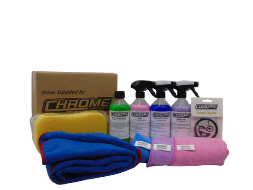 Chrome Mini Cleaning Kit | Truck Bus Trailer