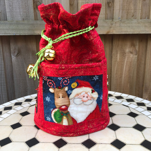 Jingle Bells - Round Standing Sack - Medium | Christmas Stockings