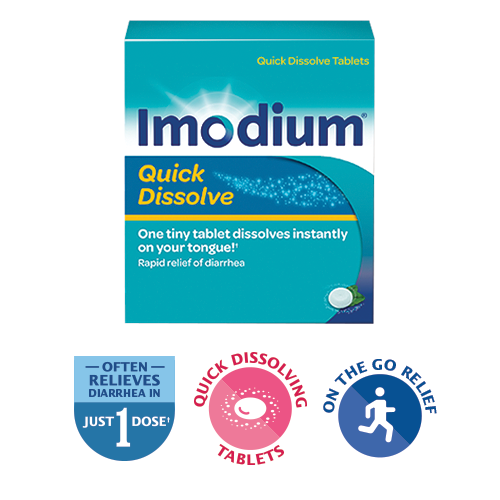 IMODIUM Quick Dissolve - 10 tablets | Belmont Drugs