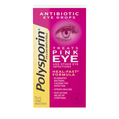 Polysporin Antibiotic Eye and Ear Drops - 15 mL | Belmont Drugs