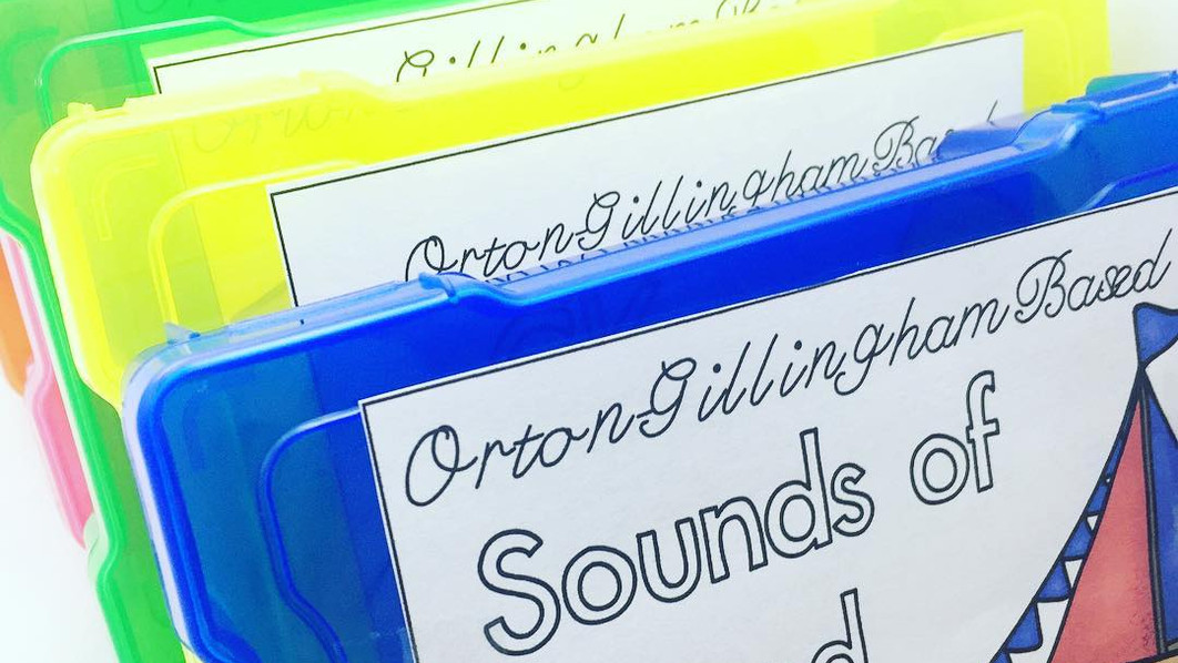 Orton-Gillingham Resources for Teaching Reading | Special Inspirations