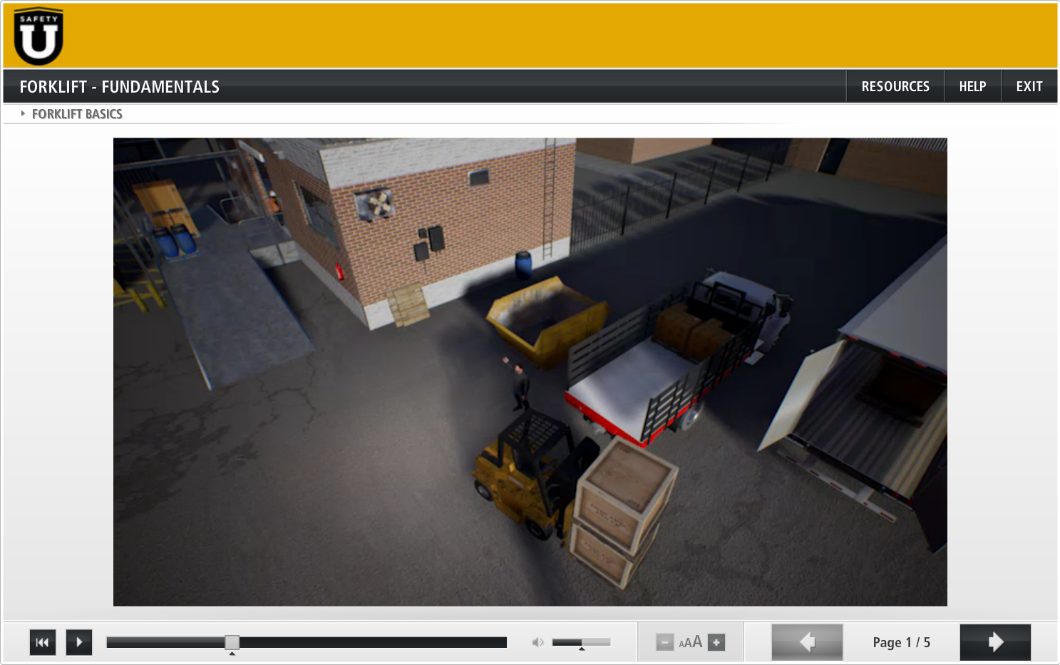 Forklift 1: Fundamentals Online Training Course | SafetyU.com