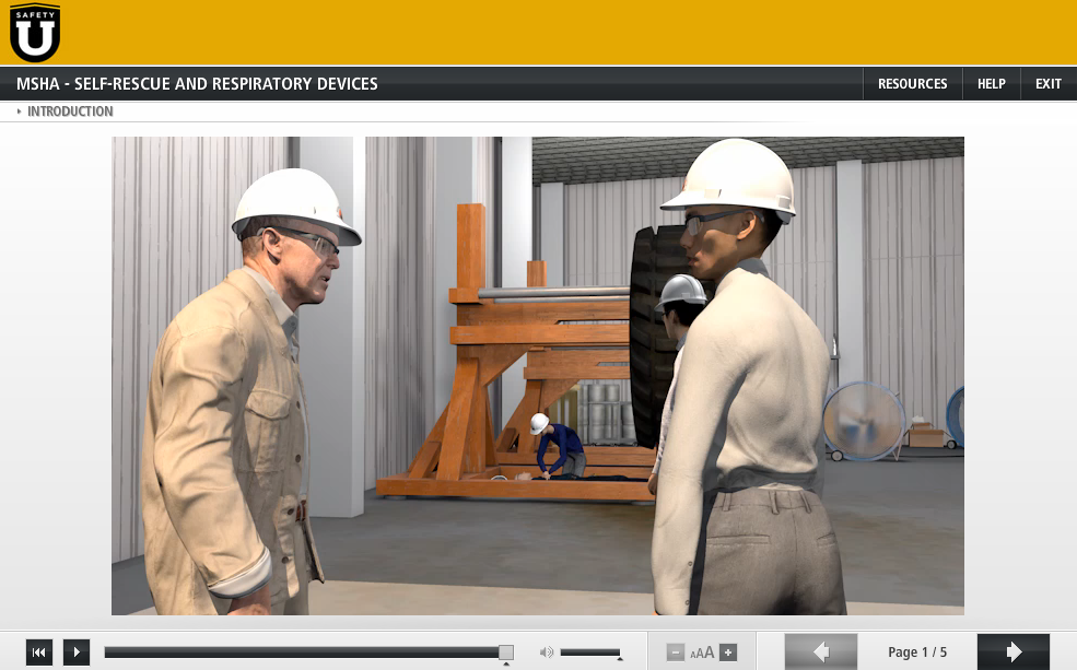 MSHA - Self-Rescue and Respiratory Devices Online Training Course ...