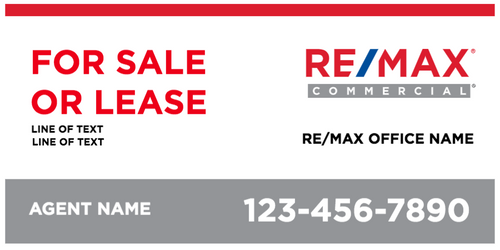 REMAX 4X8' Commercial Sign | premier-signs