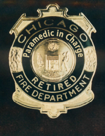 Official Retired Paramedic in Charge Badge | copfireshopstores