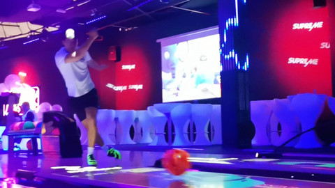 Glow In The Dark Cosmic Bowling Entertainment Center | Mid Valley ...