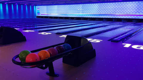 Glow In The Dark Cosmic Bowling Entertainment Center | Mid Valley ...